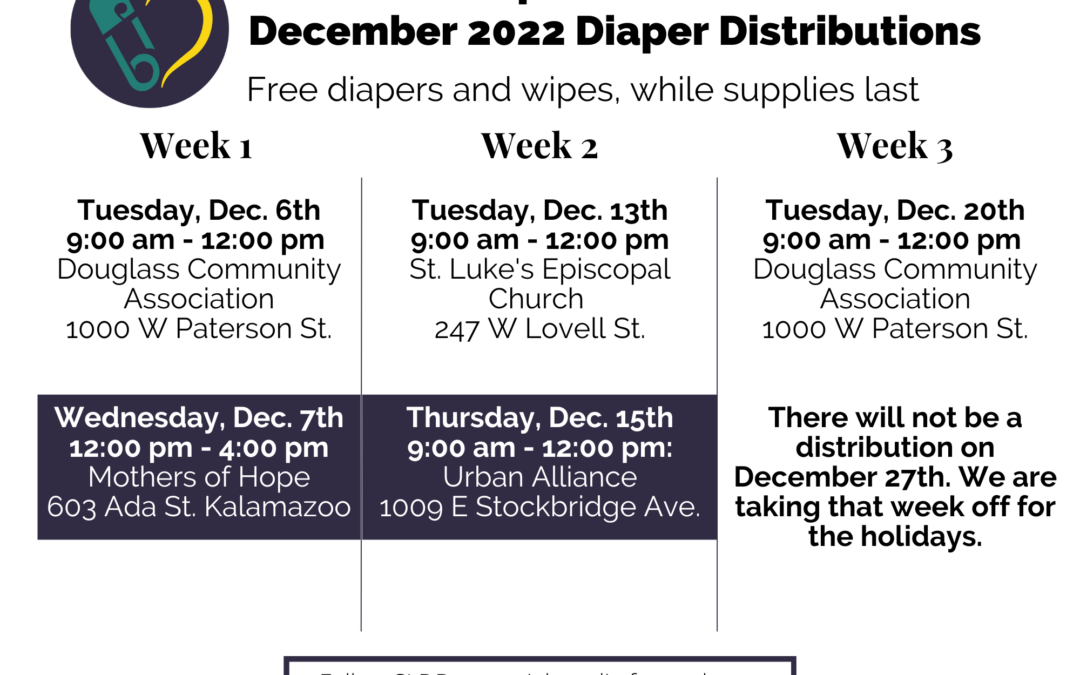 DECEMBER DISTRIBUTION FLYER COLOR | St. Luke's Diaper Bank